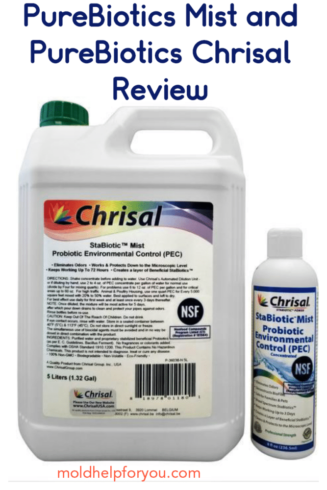 PureBiotics Mist and Chrisal Review | Mold Help For You
