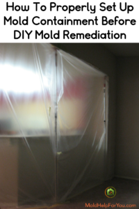 How To Properly Set Up Mold Containment Before DIY Mold Remediation ...