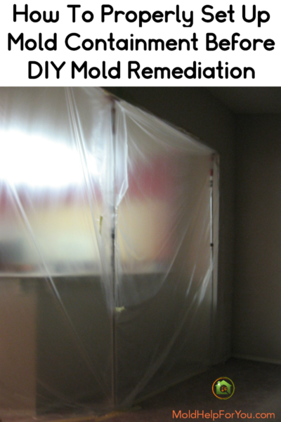 How To Properly Set Up Mold Containment Before DIY Mold Remediation ...